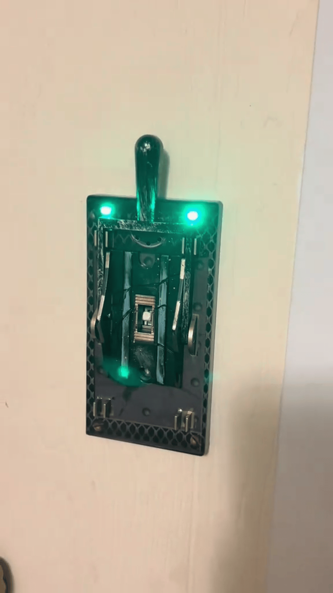 Electronic Light Switch Lever Cover Halloween Spooky Prop