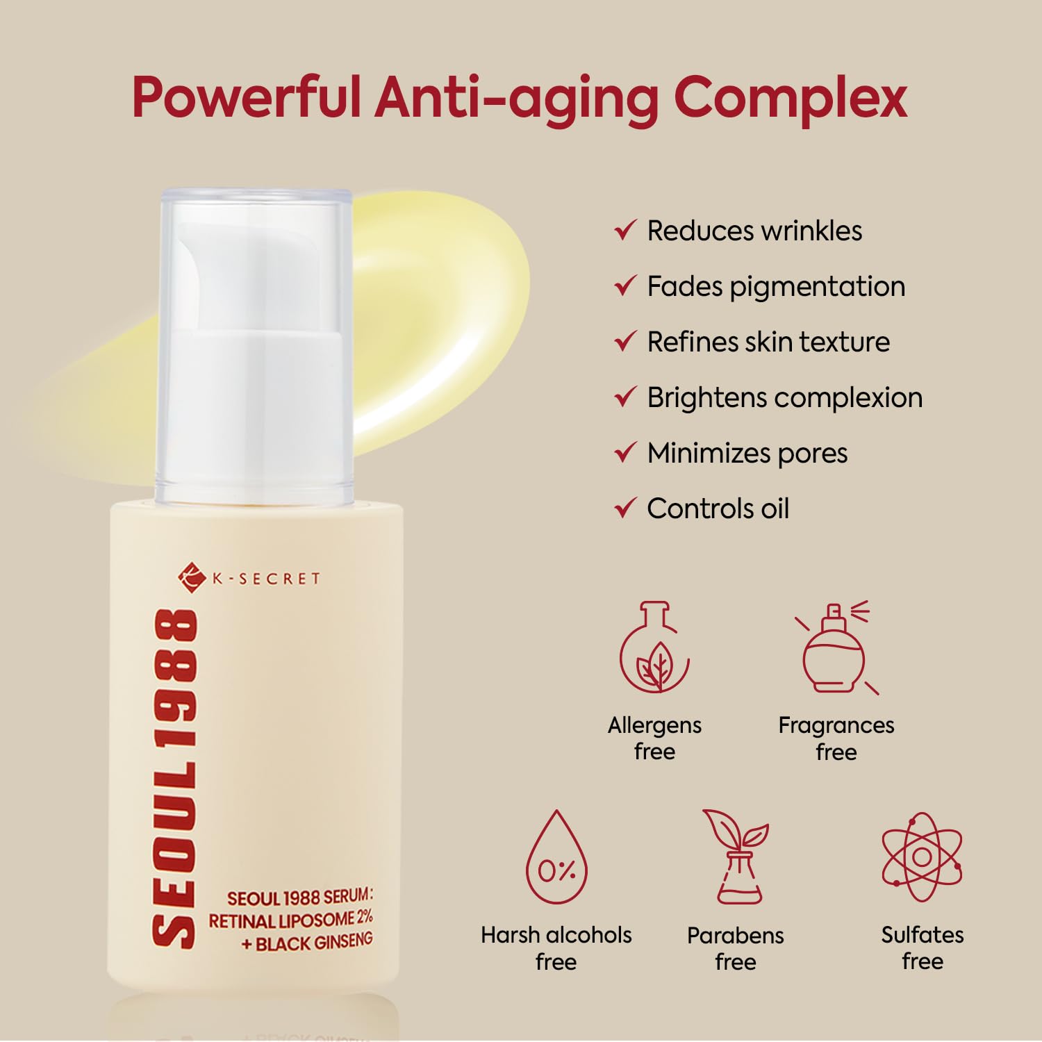 🔥 Hot-Selling Beauty Retinal Serum – 💧Smoother Skin, Faster Results!