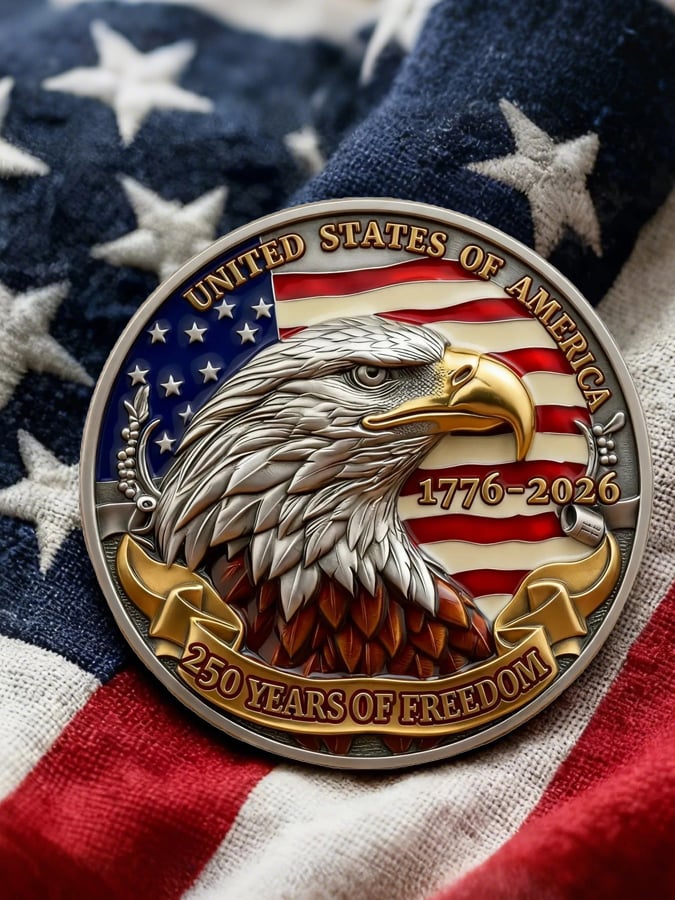 God Bless America 250th Anniversary Of The United States Great Coin ...