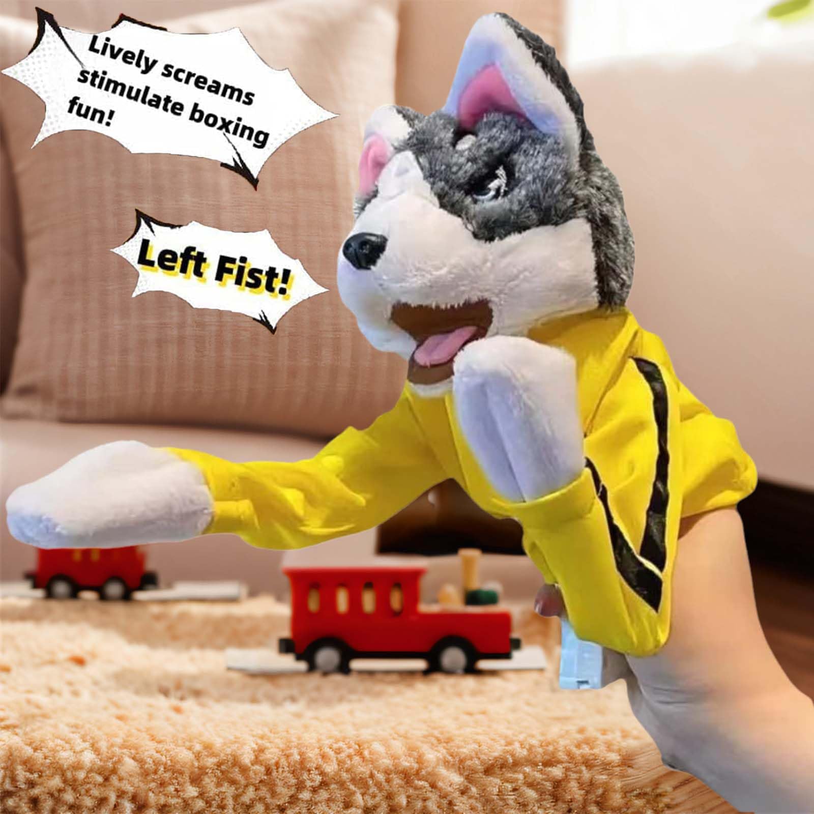 🐶Kung Fu Husky Boxing Puppet - Bluntedly