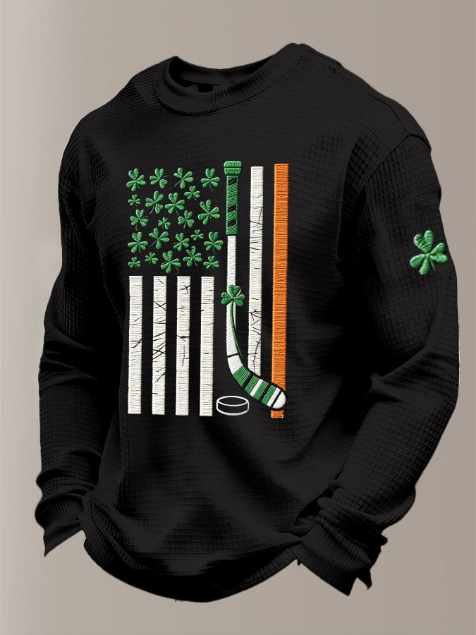 Men's Irish Printed Waffle Top